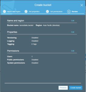 How to create S3 bucket in AWS - Kernel Talks