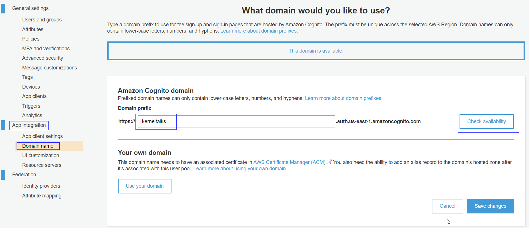 How to create an Amazon Cognito User pool for ALB authentication - Kernel Talks