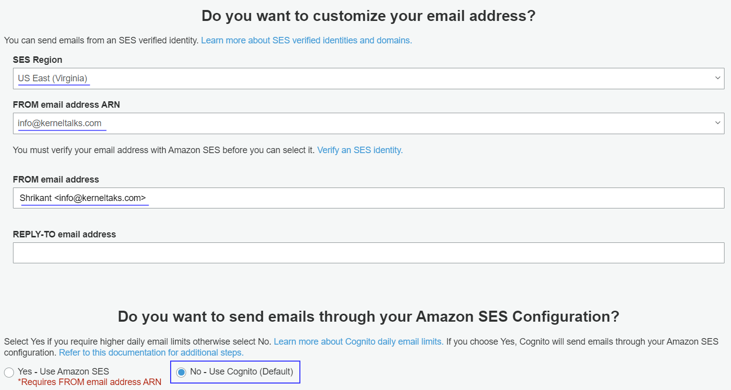 How to create an Amazon Cognito User pool for ALB authentication - Kernel Talks