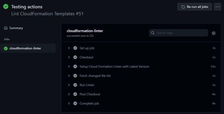 Coding GitHub action for automated CloudFormation template linting - Kernel Talks