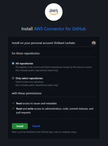 How to add a GitHub connection from an AWS account? - Kernel Talks