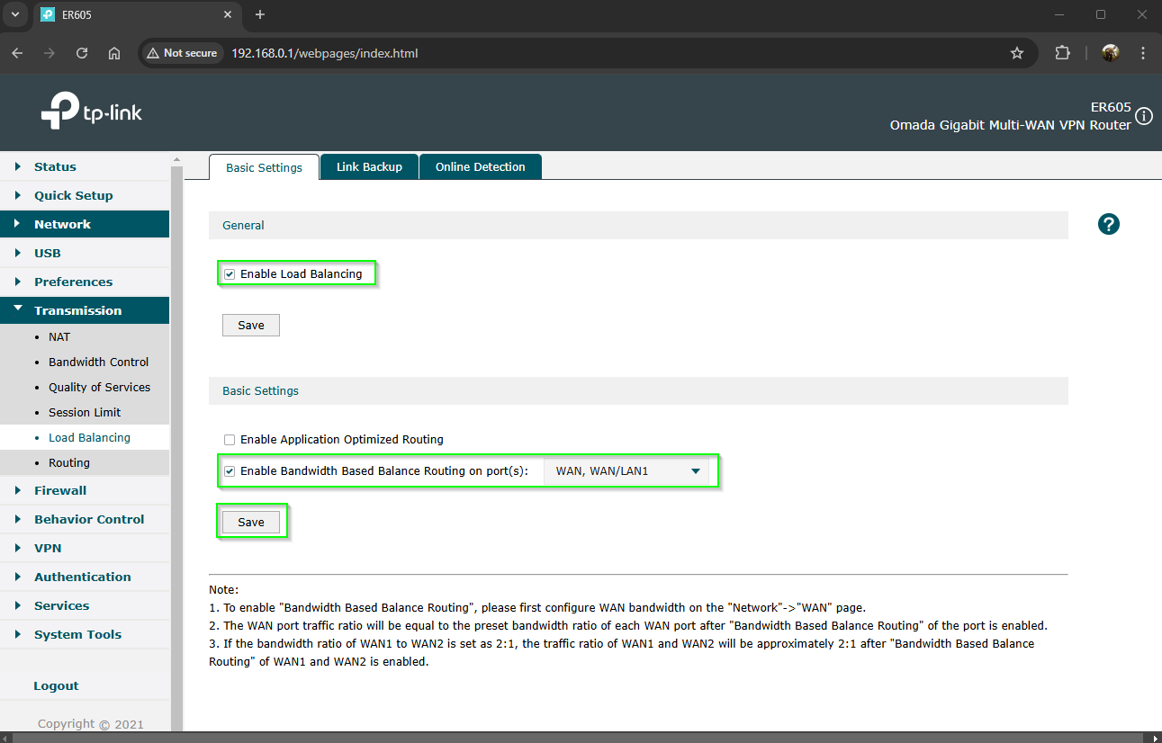 Load Balancing Between Two Isps With Tp Link Er605 Kernel Talks